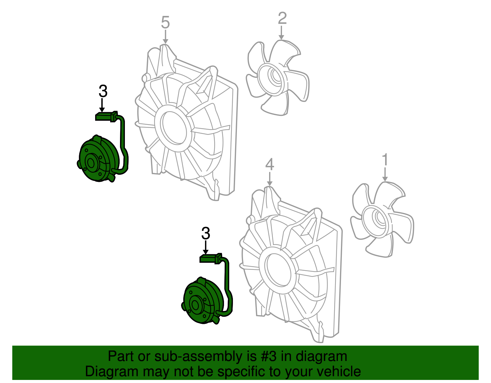 19030-RRA-A01 - Fan Motor 2006-2011 Honda Civic | Honda Parts Online