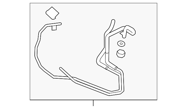 Automatic Transmission Oil Cooler Hose Assembly | F2GZ-7C410-G | Walls ...