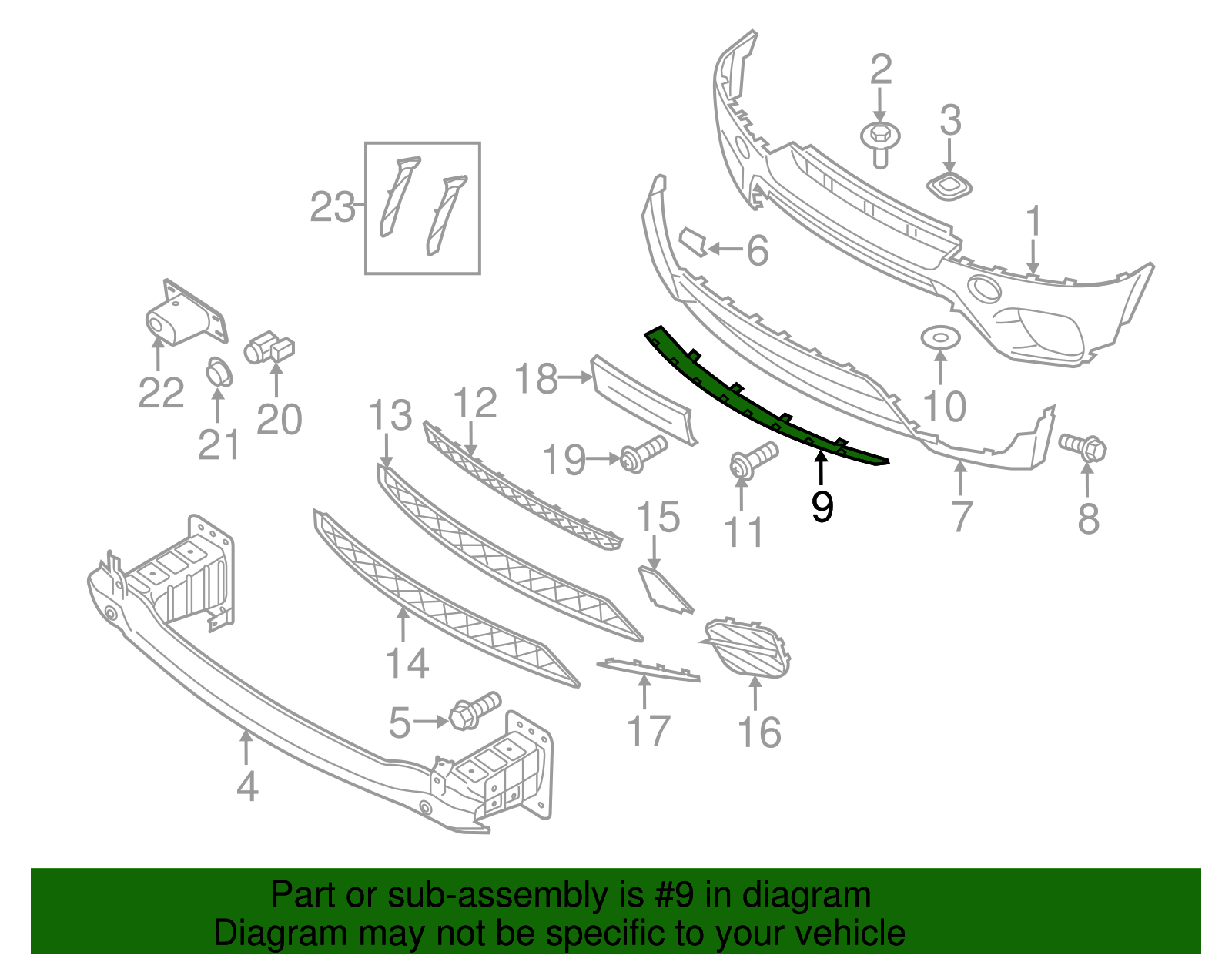 51117222729 - 2011-2013 BMW X5 Lower Shield (51-11-7-222-729) | BMW of ...