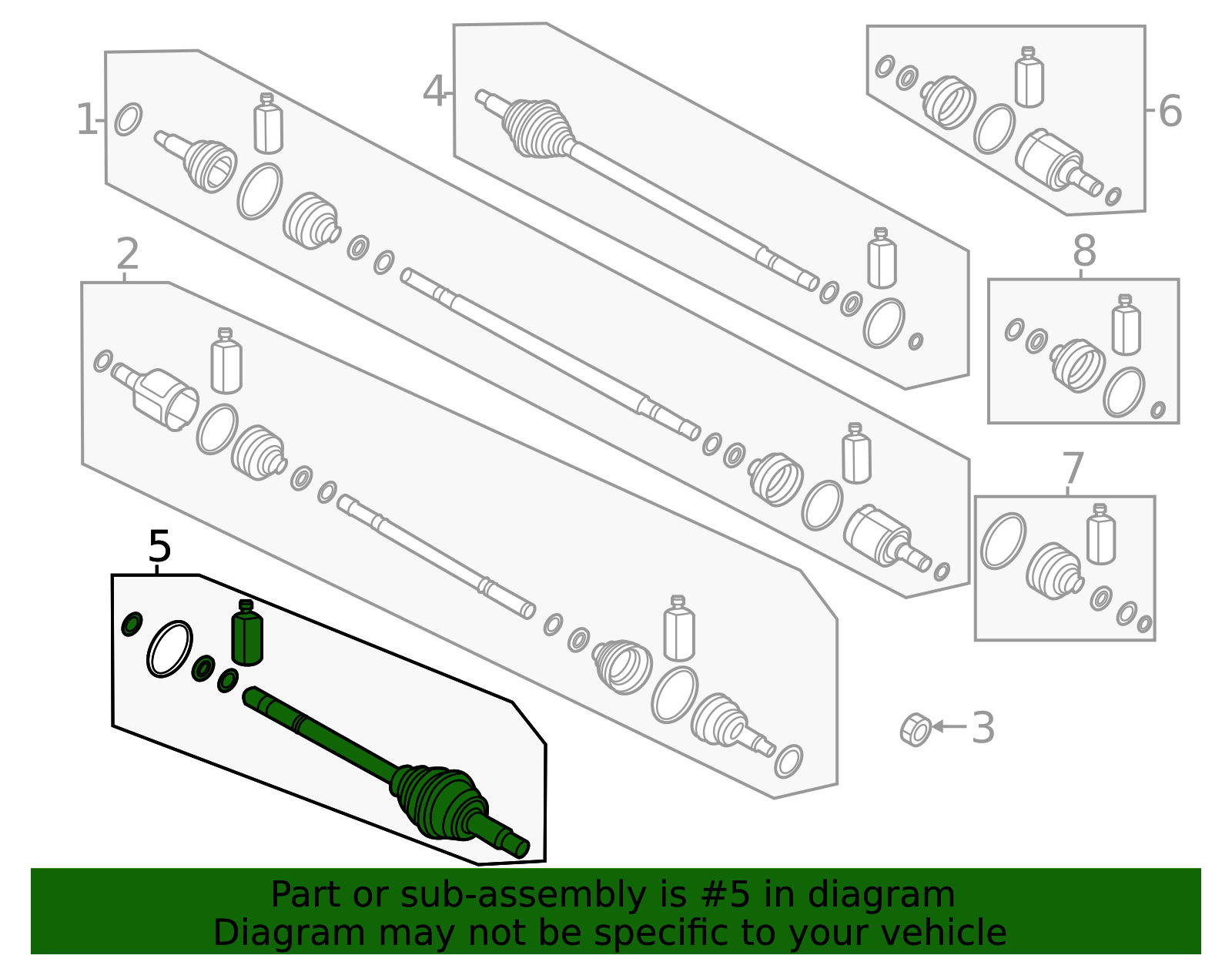 49526-Q4000 - Outer Joint Assembly 2019-2022 Kia Niro EV | Kia.Parts Store
