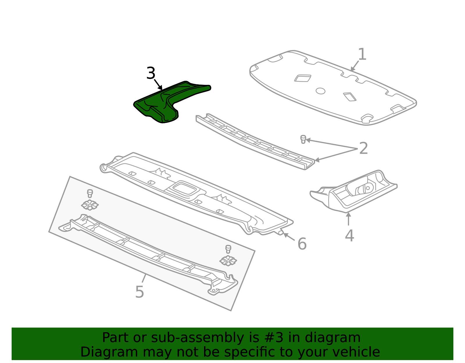 1995-2003 Acura NSX Side Cover 83211-SL0-T00ZA | Curry Acura Parts