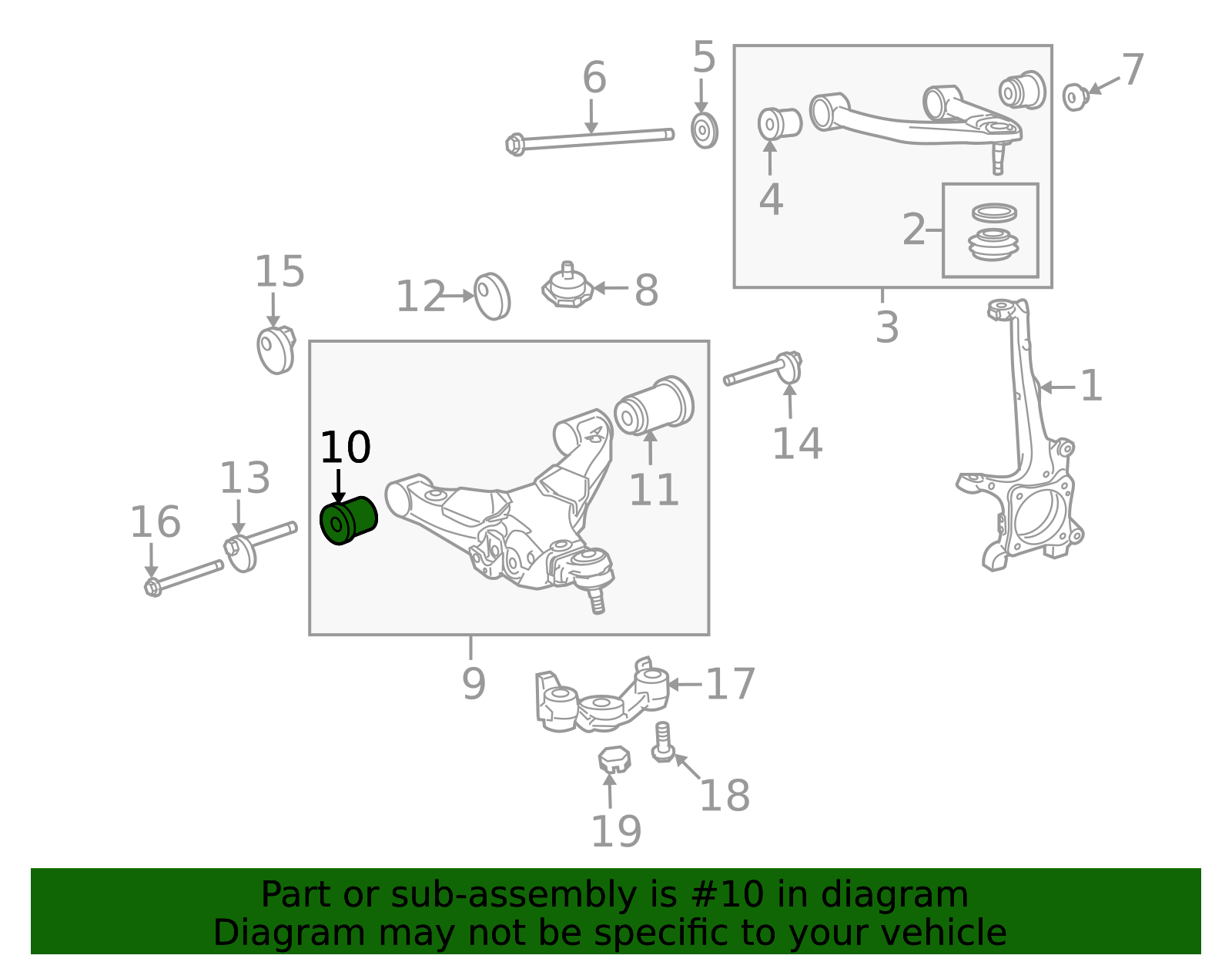 48654-0C010 - High-Quality Suspension Control Arm Bushing for 2007-2022 ...