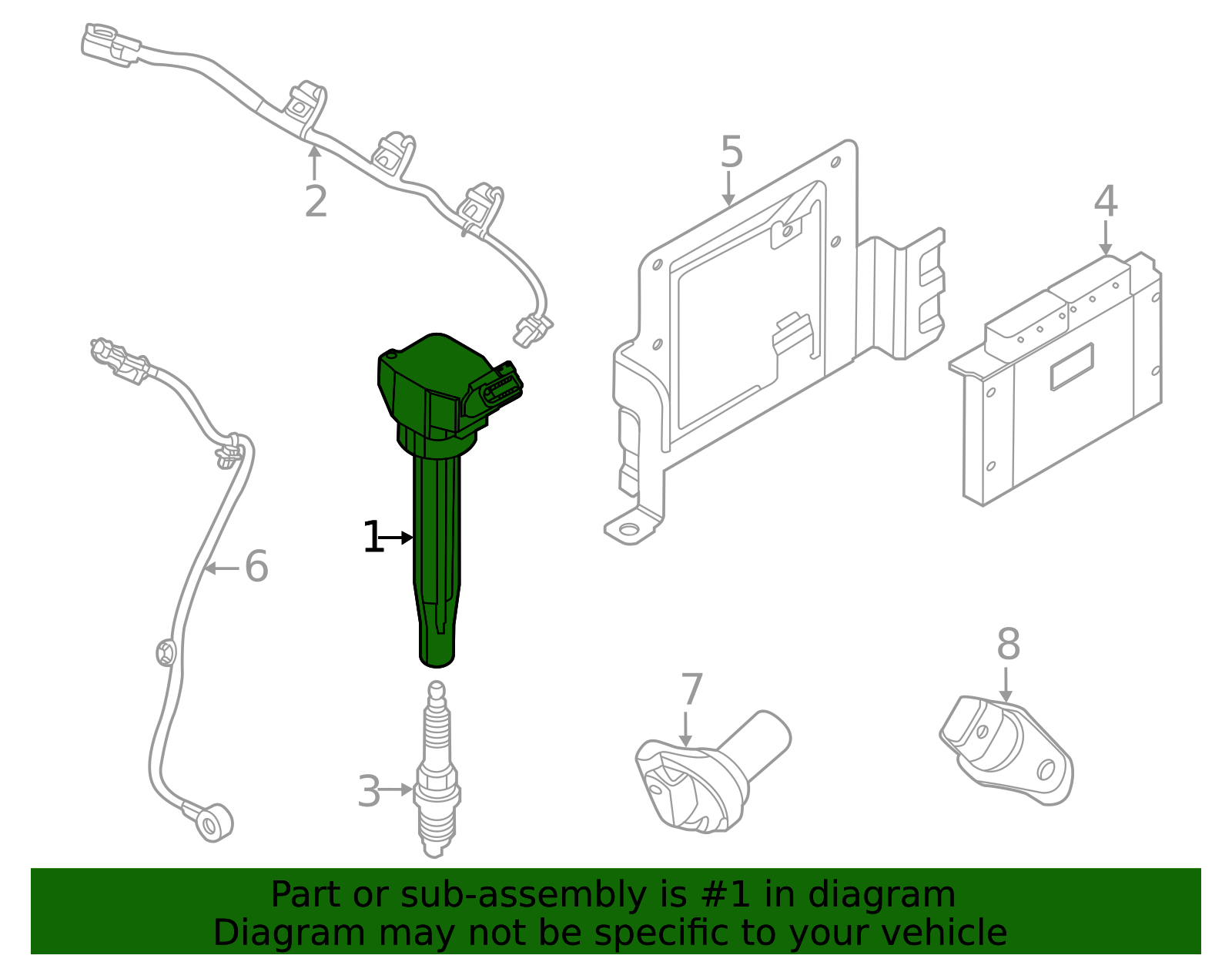 27310-3N200 - Ignition Coil 2022-2025 Kia Carnival | Kia.Parts Store