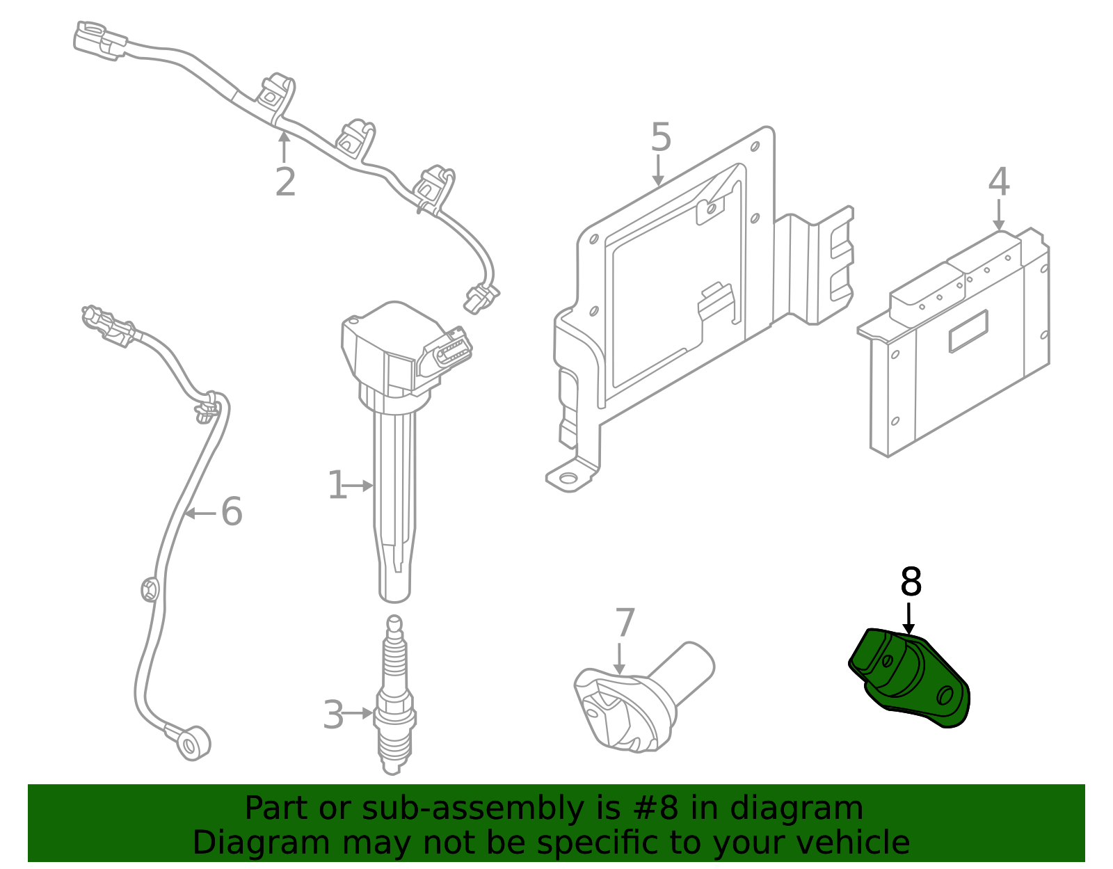 39180-3N000 - Crankshaft Position Sensor 2022-2025 Kia Carnival | Kia ...