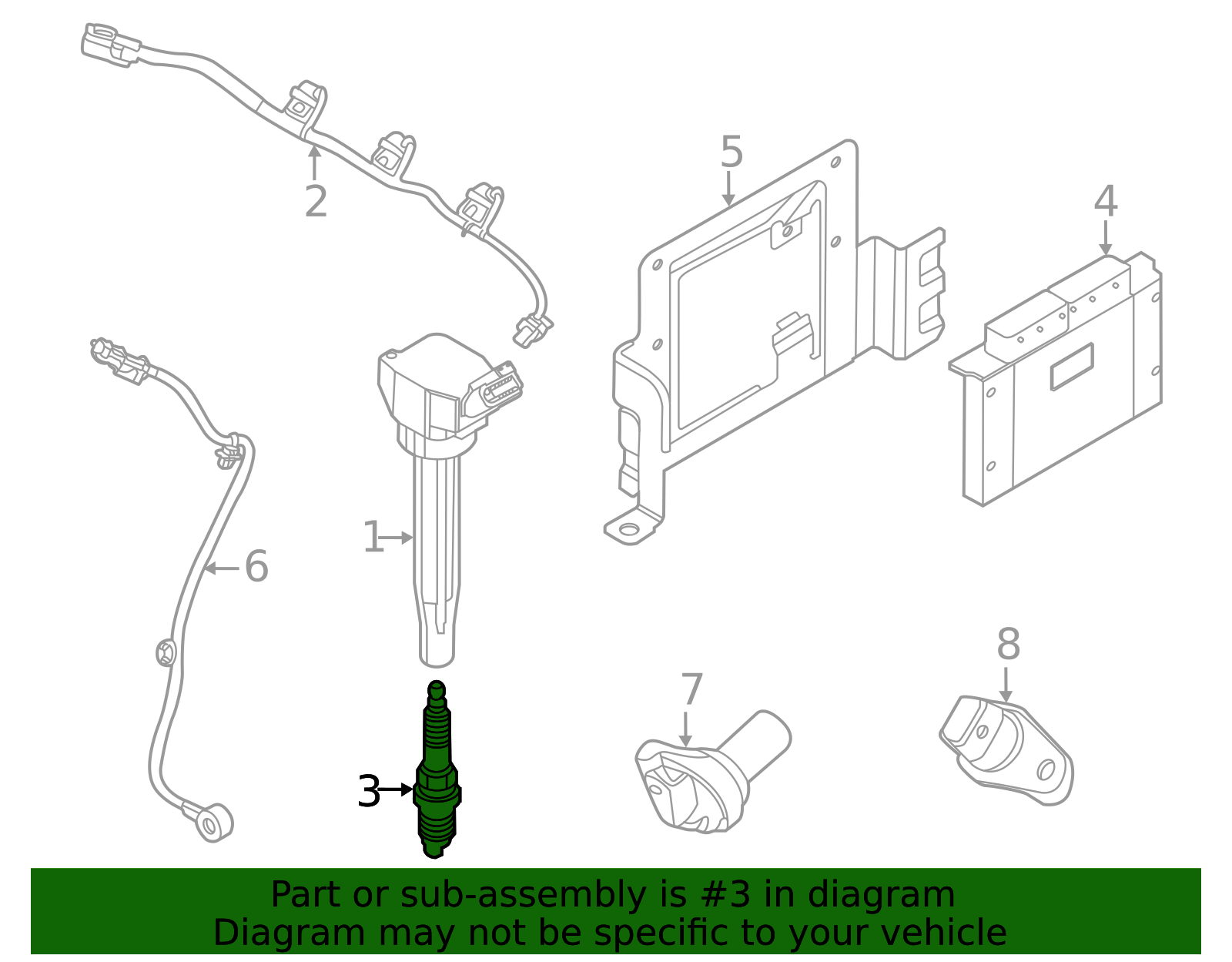 18877-11075 - Spark Plug 2022-2026 Kia Carnival | Kia.Parts Store