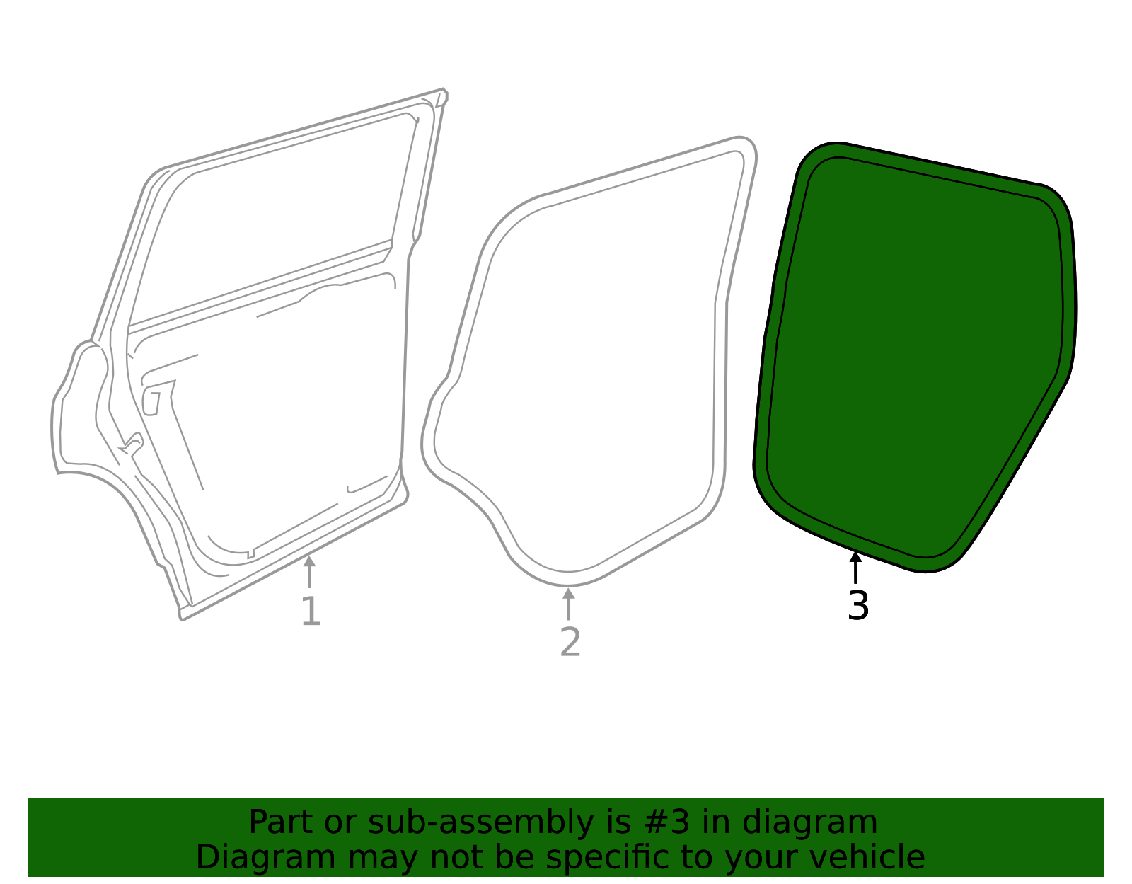 2018-2025 Volkswagen Atlas Weather-Strip On Body 3CN-867-913-C-5AP ...