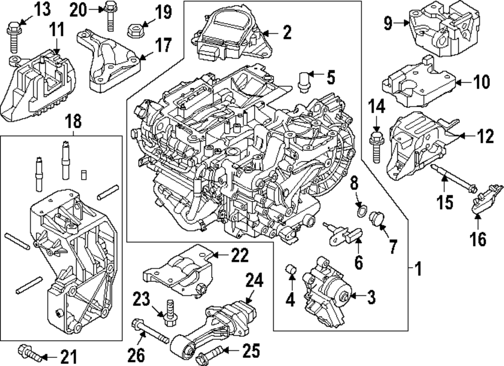 42910-18SA0 - Actuator Assembly 2023-2025 Kia Niro EV | Kia.Parts Store
