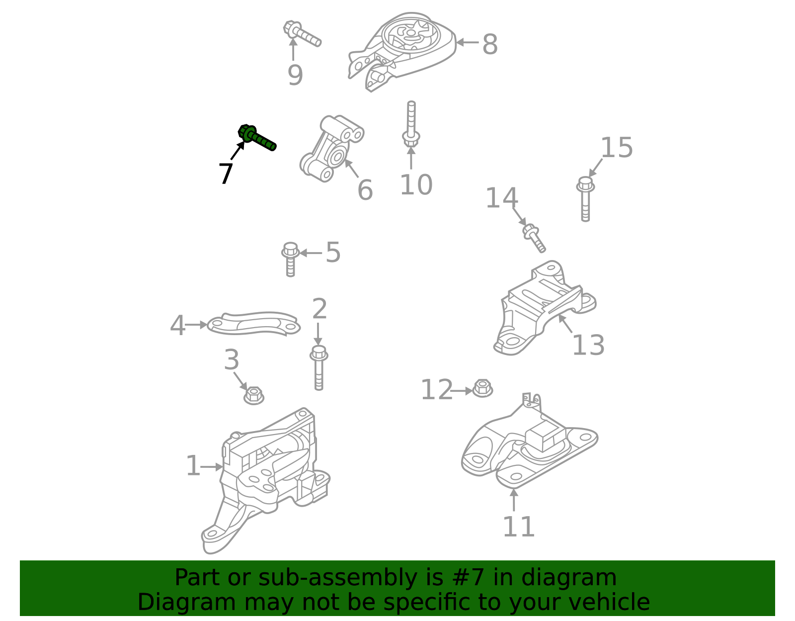 2020-2025 Mazda | Engine Support Rod Bolt | 9YA0-2A-268A | Mazda Online ...