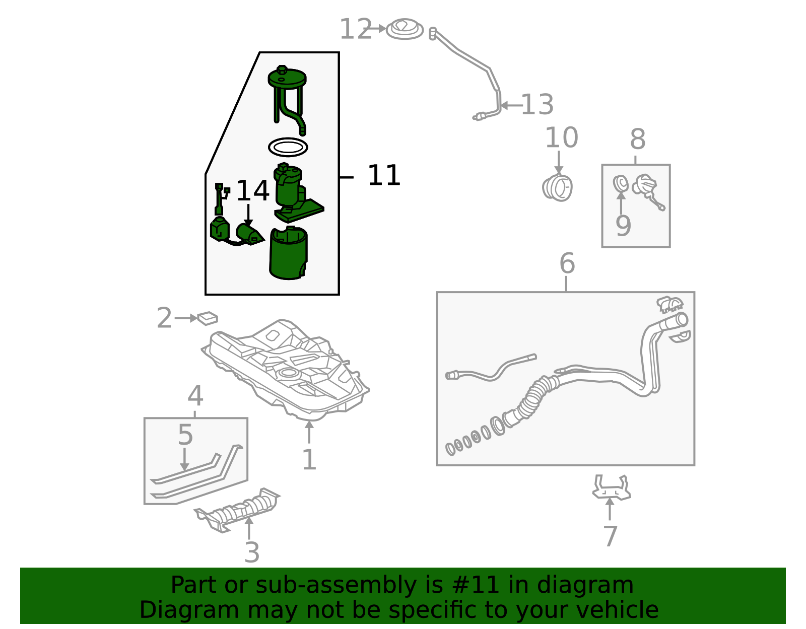 2007-2011 Toyota Camry 2007-2011 Toyota Camry - Fuel Pump And Sender ...