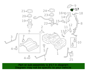 2008-2011 Nissan Fuel Cap 17251-JM00B | Parts for Nissans