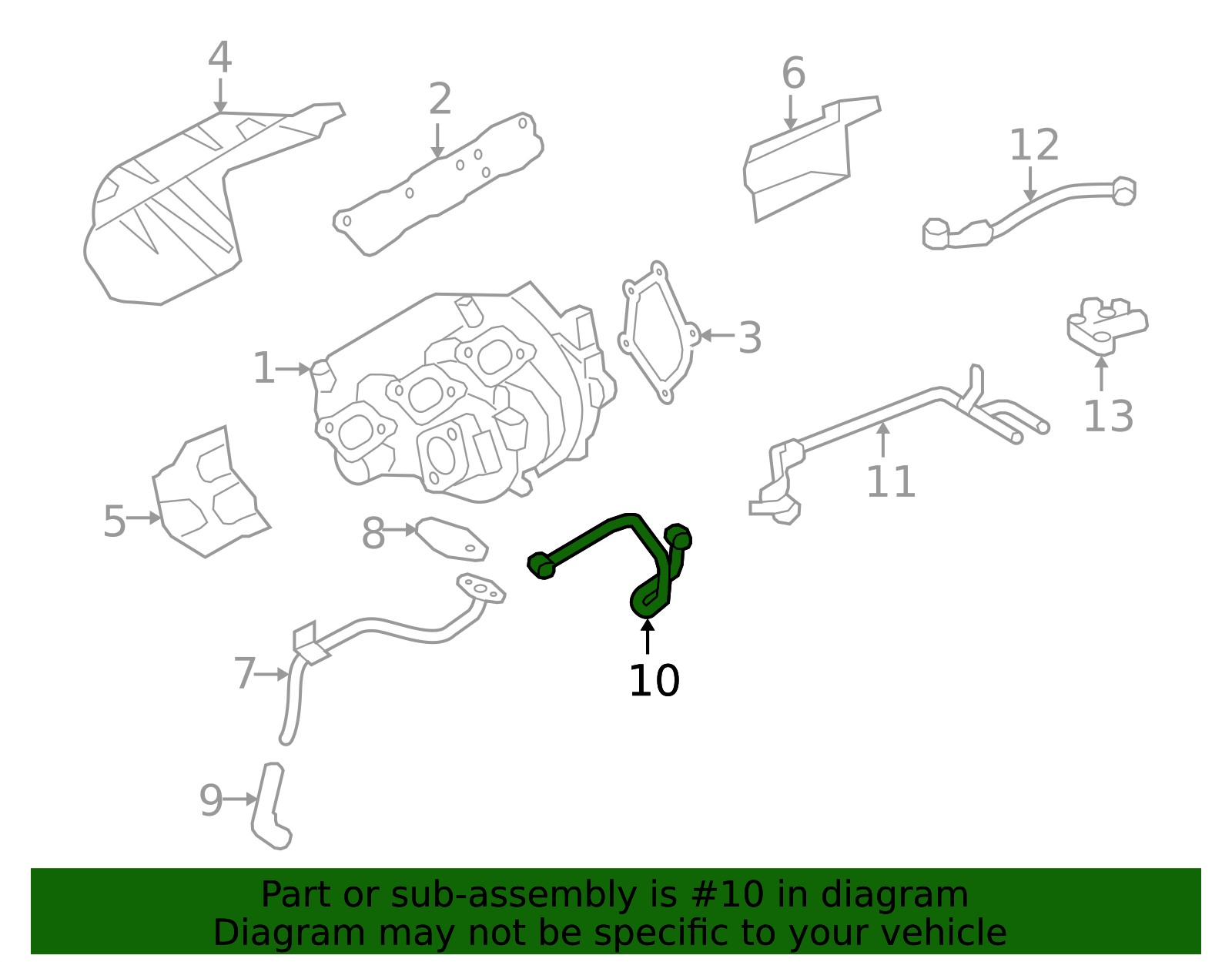14499-JF00A - High-Quality Turbocharger Coolant Line for 2009-2024 ...
