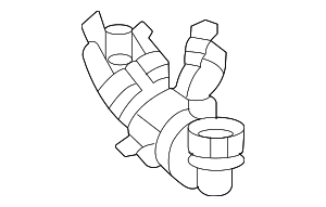 Genuine OEM Engine Coolant Pipe Part# 104123735 Fits 2020-2023 Land ...