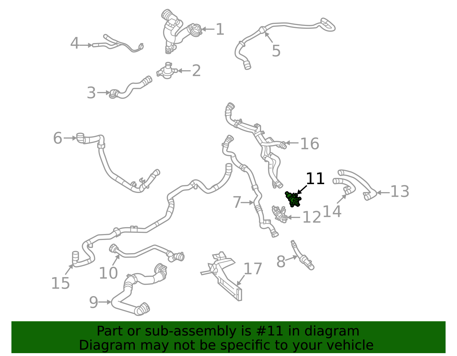 LR129397 - High-Quality Water Valve for 2019-2023 Land Rover ...
