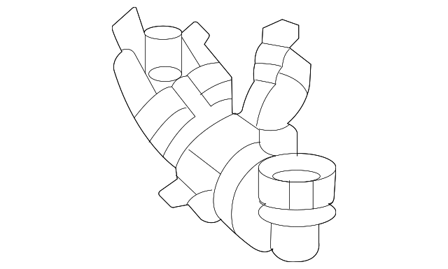 Genuine OEM Engine Coolant Pipe Part# 104123735 Fits 2020-2023 Land ...