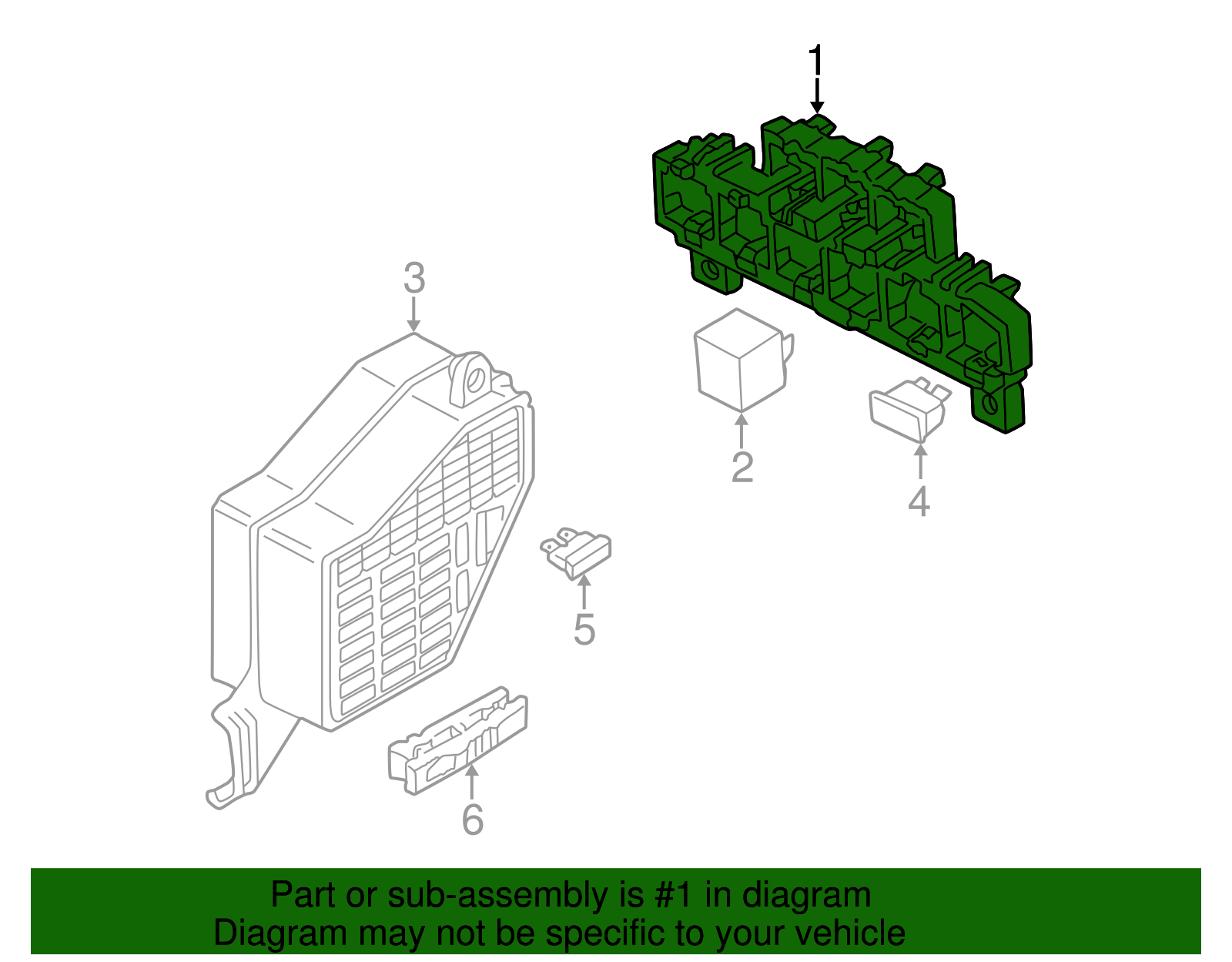 8E0-937-503 - Relay & Fuse Plt 2002-2009 Audi | Audi OEM Parts Guy
