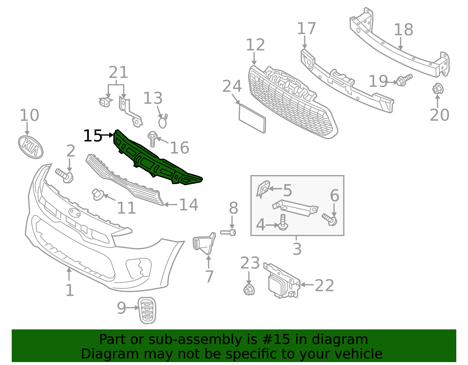 86391-H9AA0 - Sight Shield 2021-2023 Kia Rio | Kia.Parts Store