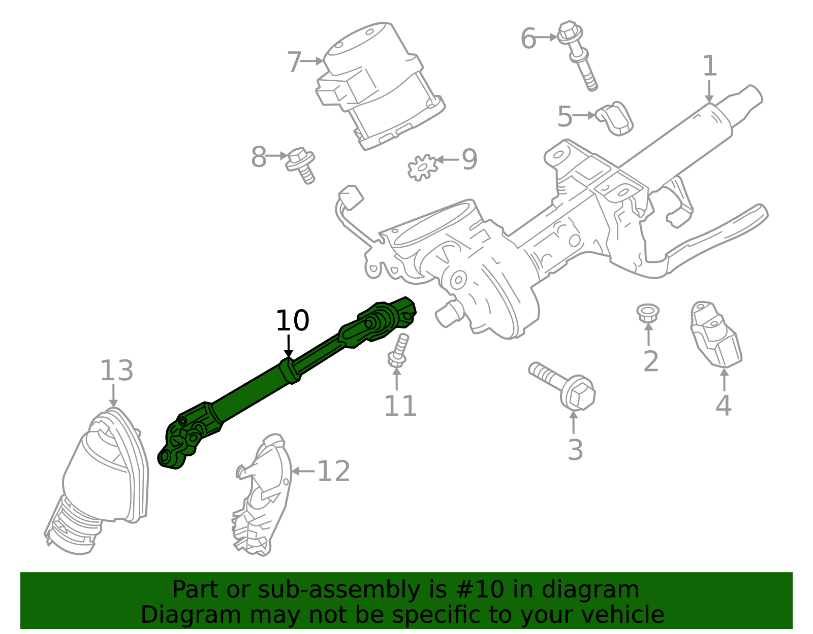 45260-76030 - High-Quality Steering Shaft Universal Joint for 2023-2025 ...