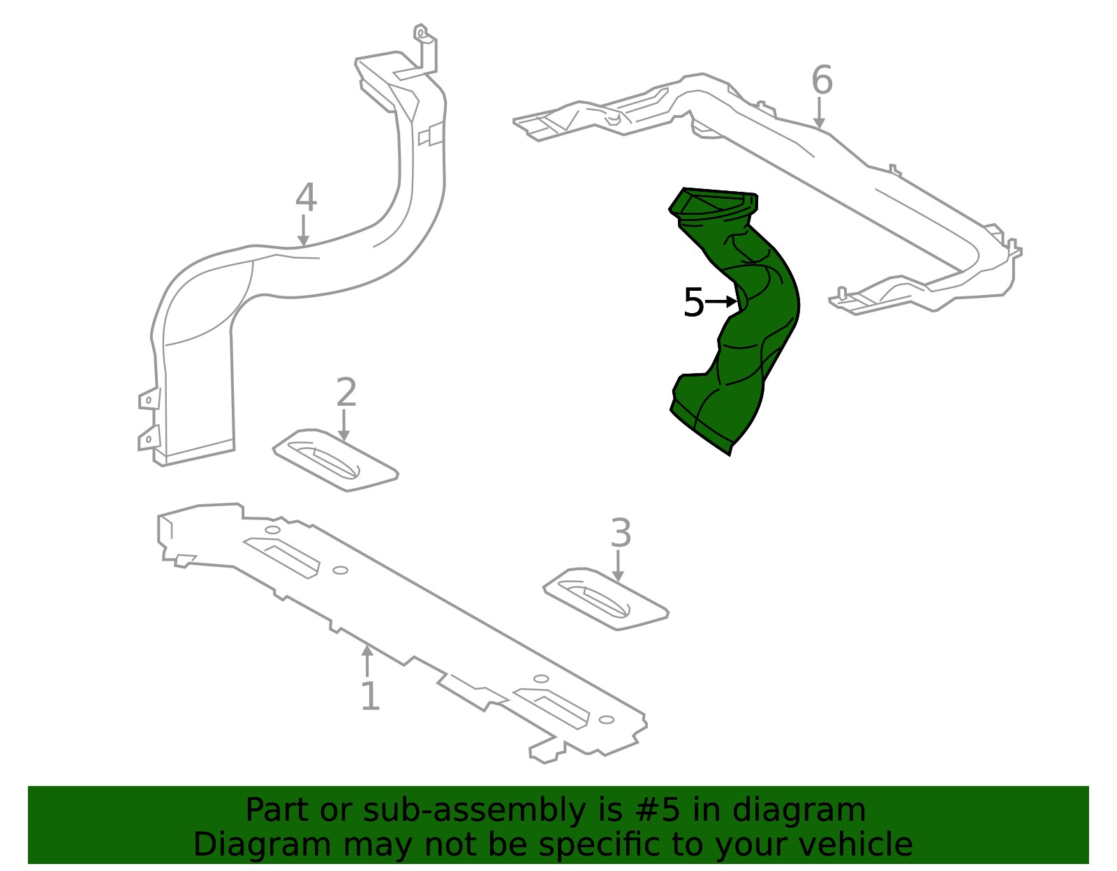 2011-2020 Toyota Sienna Rear Duct 87218-08020 | MotorMotor