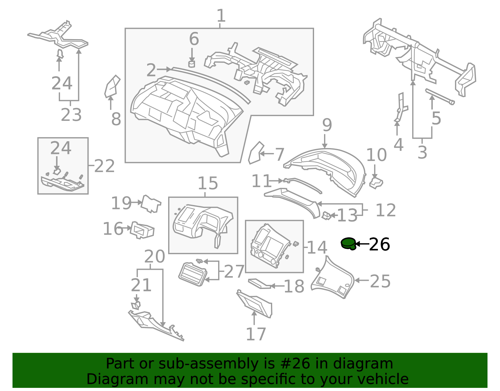 77475-SNA-A00ZC - High-Quality Windshield Defroster Nozzle for 2006 ...