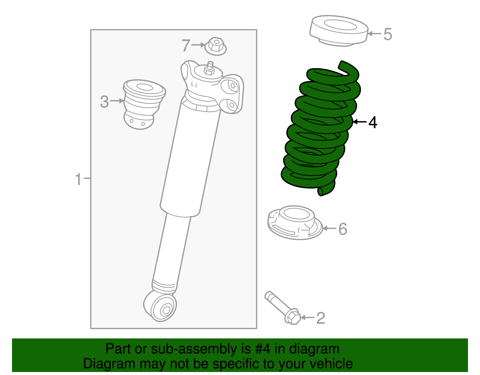 2016-2024 Chevrolet Camaro Rear Coil Spring 23341852 | Capital Chevy Parts