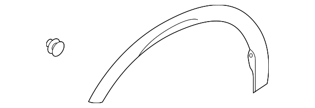 2023-2025 Subaru Outback Wheel Opening Molding 91112AN76B | Subaru ...