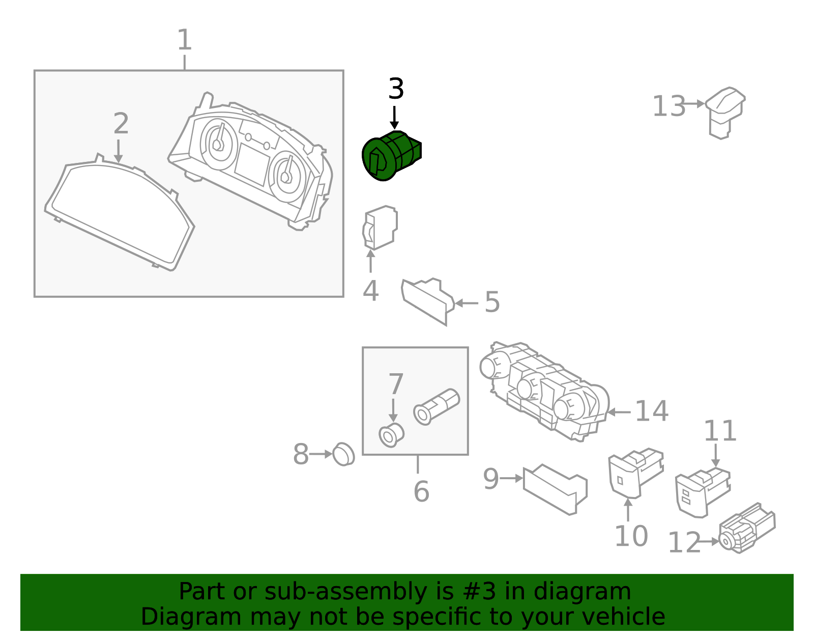 8L8Z-11654-BA - High-Quality Headlamp Switch for AutoNation Parts