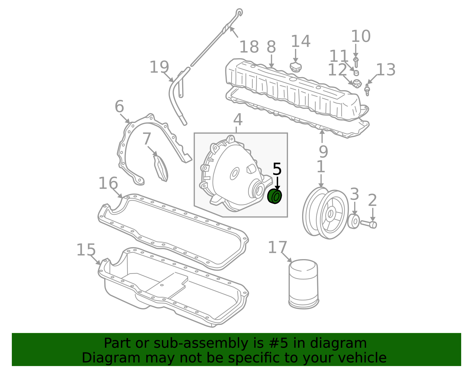 Rear Main Seal 05018594AB | Mopar Parts Canada