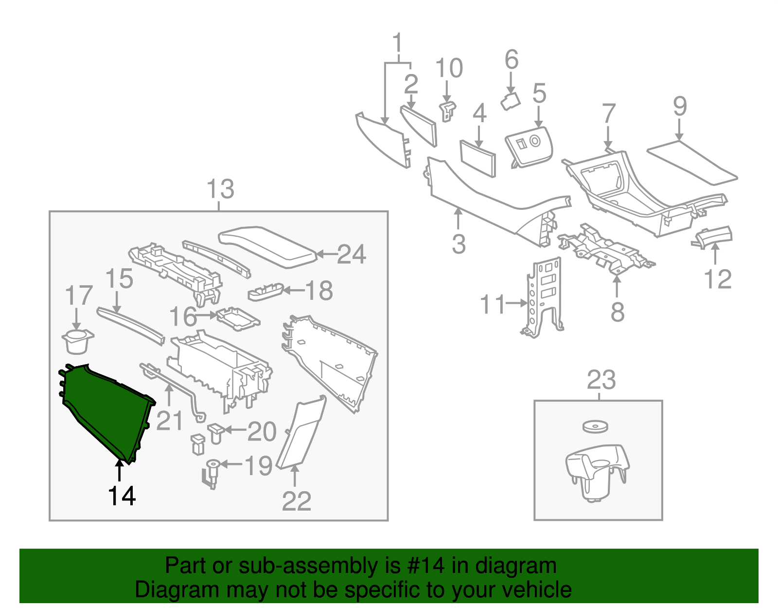 2010-2011 Toyota Prius Rear Trim 58911-47030-G0 | Toyota Parts Center