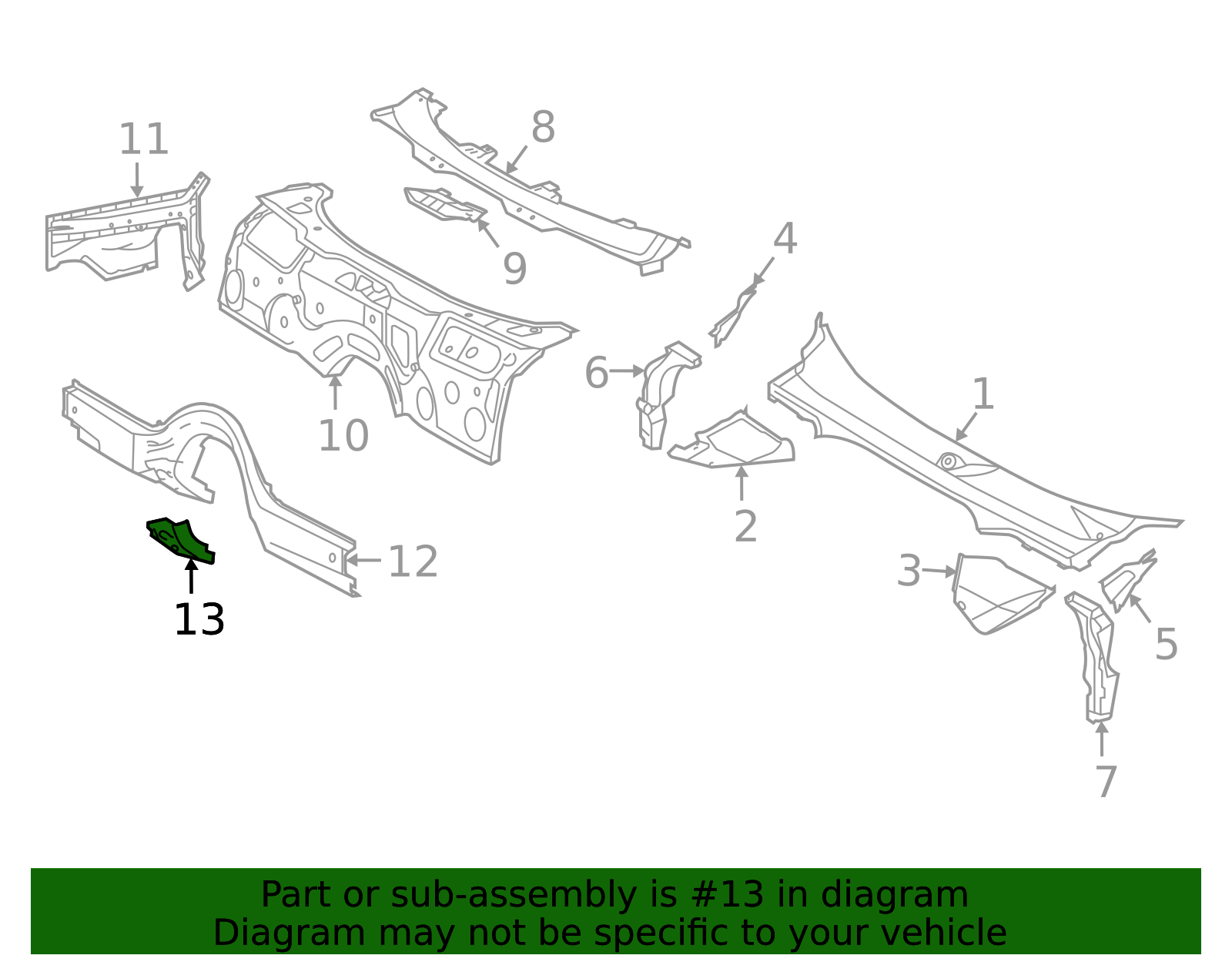 55133-WAA01 - High-Quality Cowl Reinforcement for 2020-2025 Toyota GR ...