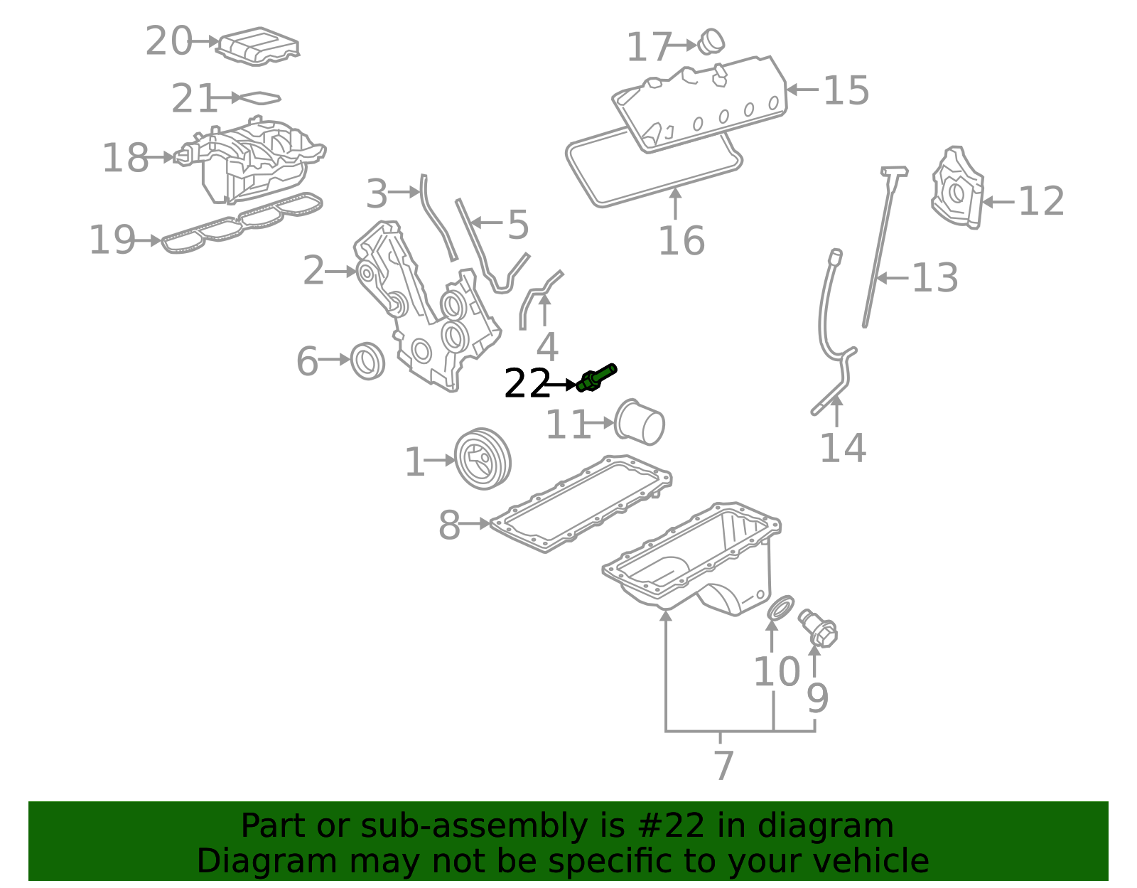 Engine Oil Pressure Switch GC3Z-9278-B | OEM Parts Online