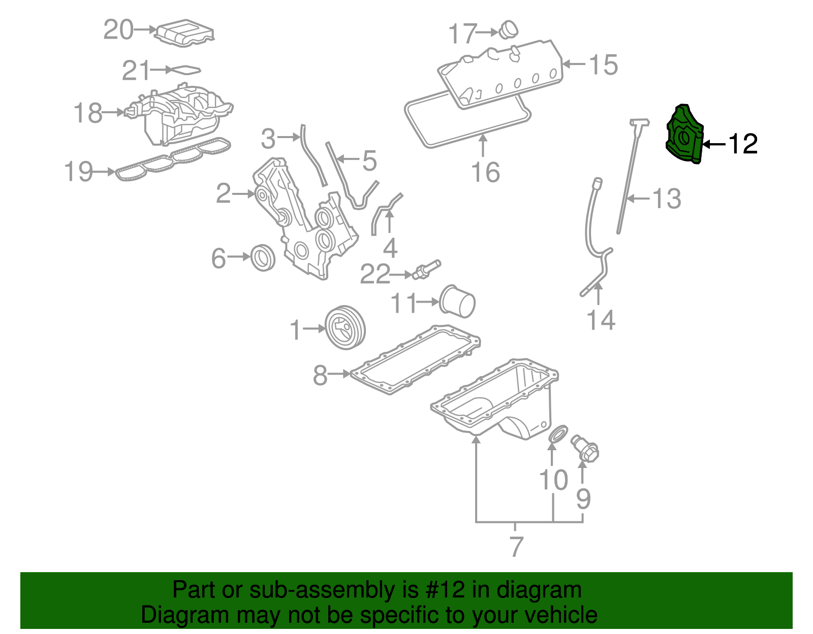 9L3Z-6600-A - Oil Pump 1999-2014 Ford | Ford Parts Direct