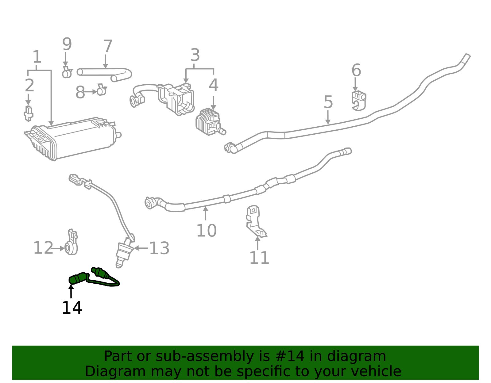 2025 Toyota RAV4 Oxygen Sensor 89467-58100 | OEM Parts Online