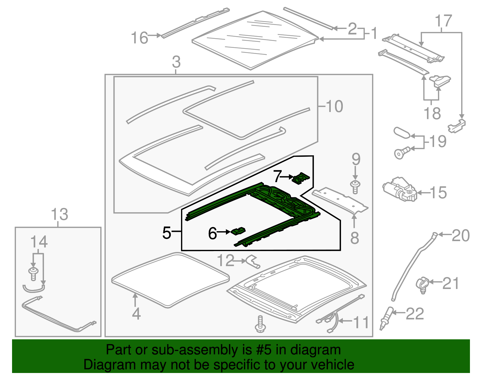 5G6-877-049-C - Frame | Quick VW Parts