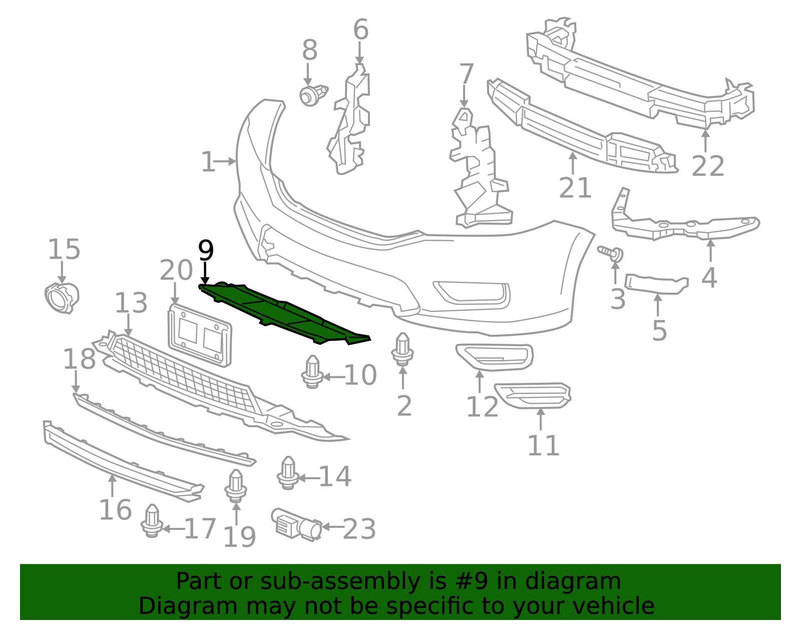 71107-T3W-A00 - Lower Duct 2014-2015 Honda Accord | Honda Parts Online