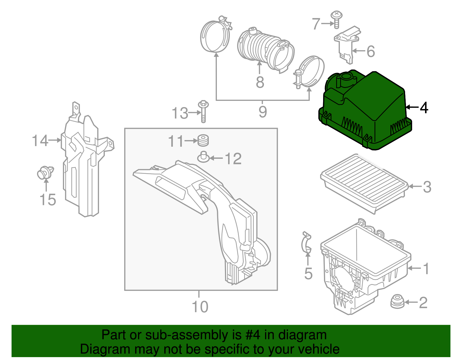 PEHH-13-3AX - Upper Cover - 2016-2021 Mazda CX-3 | Mazda OEM Parts Outlet
