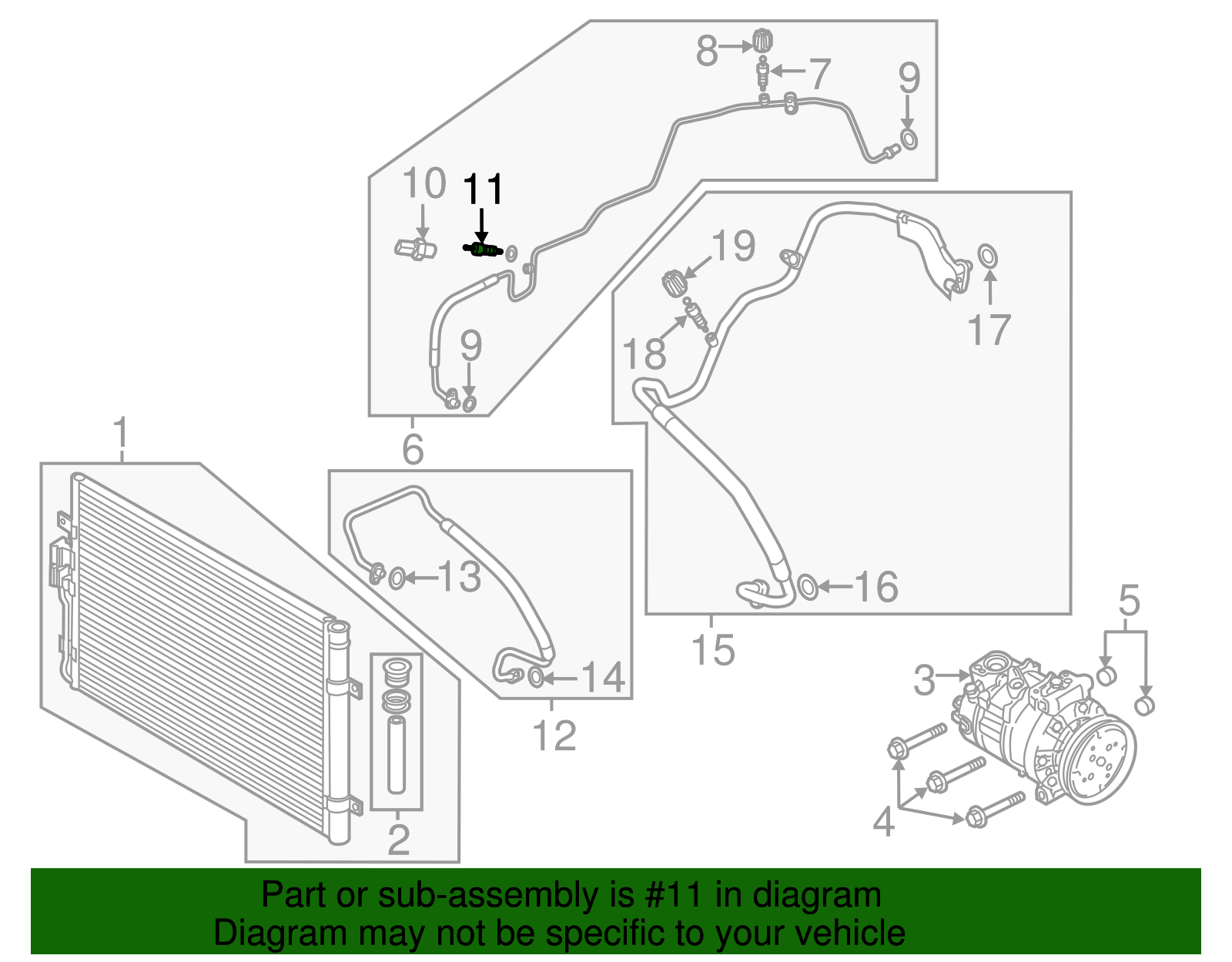 2001-2025 Volkswagen A/C Service Valve Core 8A0-820-855-AA | OEM Parts ...