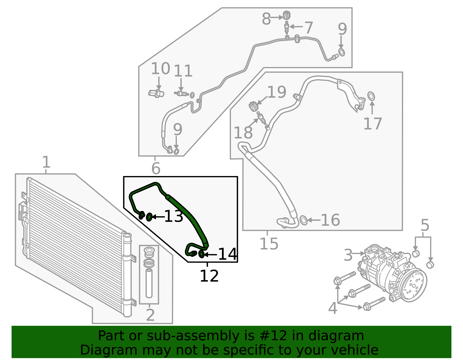 2018-2023 Volkswagen Suction Hose 3QF-816-721-B | QuirkParts