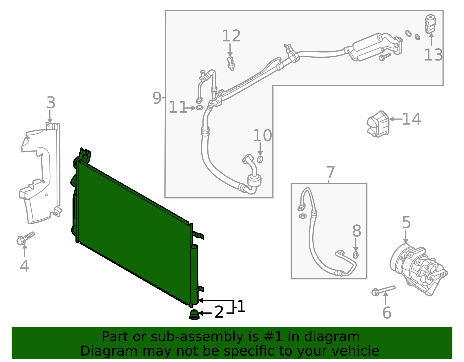 2021-2023 Hyundai Sonata Condenser 97606-L0100 | OEM Parts Online
