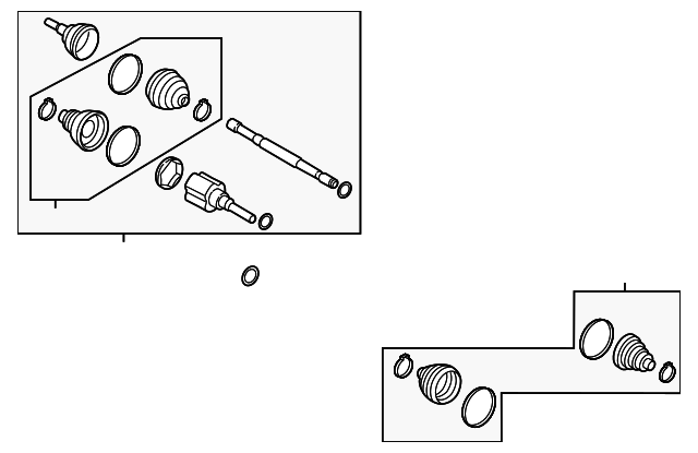 2015-2019 Lincoln MKC Axle Assembly EJ7Z-3B437-B | Miracle Ford Parts