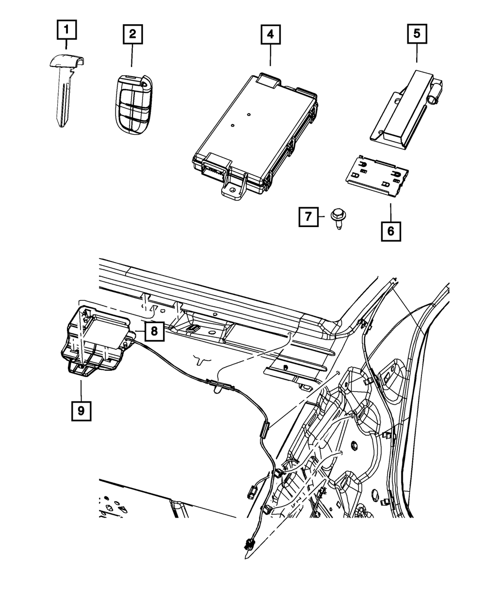 2013 Mopar Hub Receiver 68172581AC | My Mopar Parts