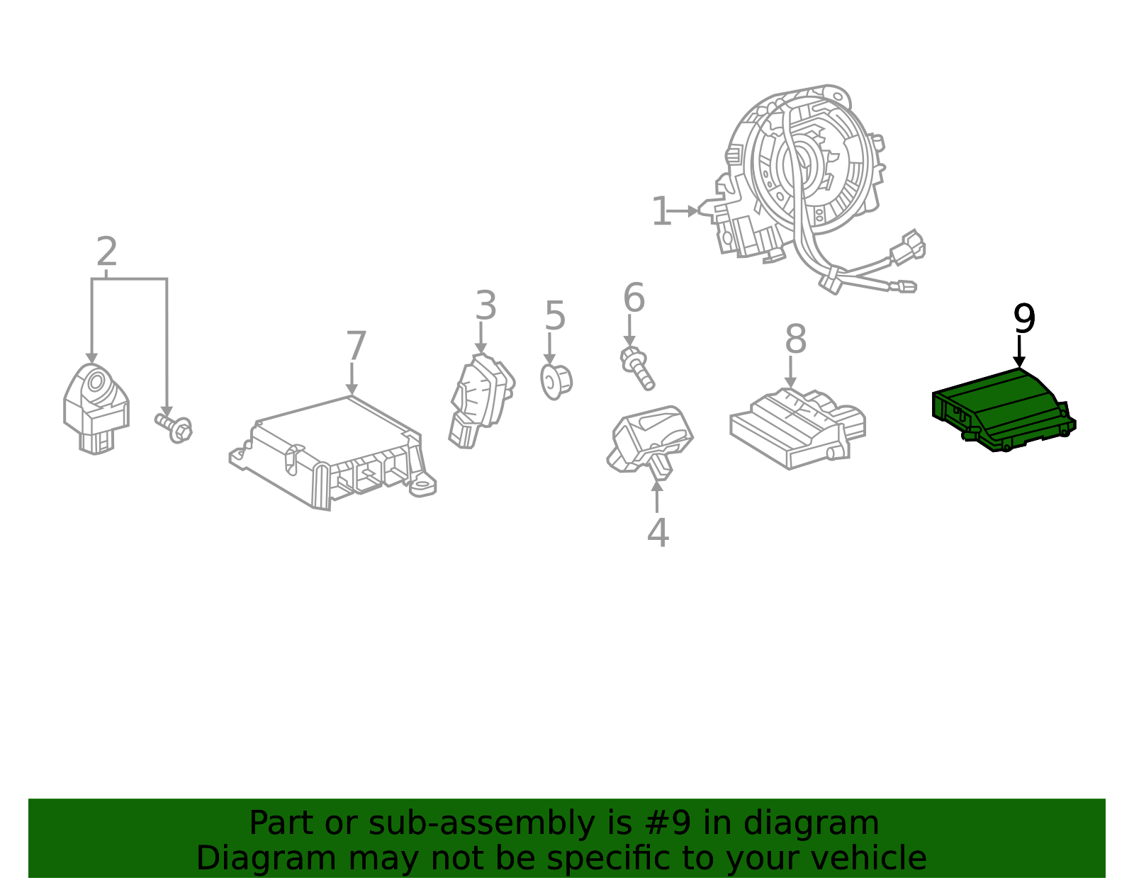 2024-2025 Toyota Highlander Position Sensor 89710-0E040 | Toyota Parts ...