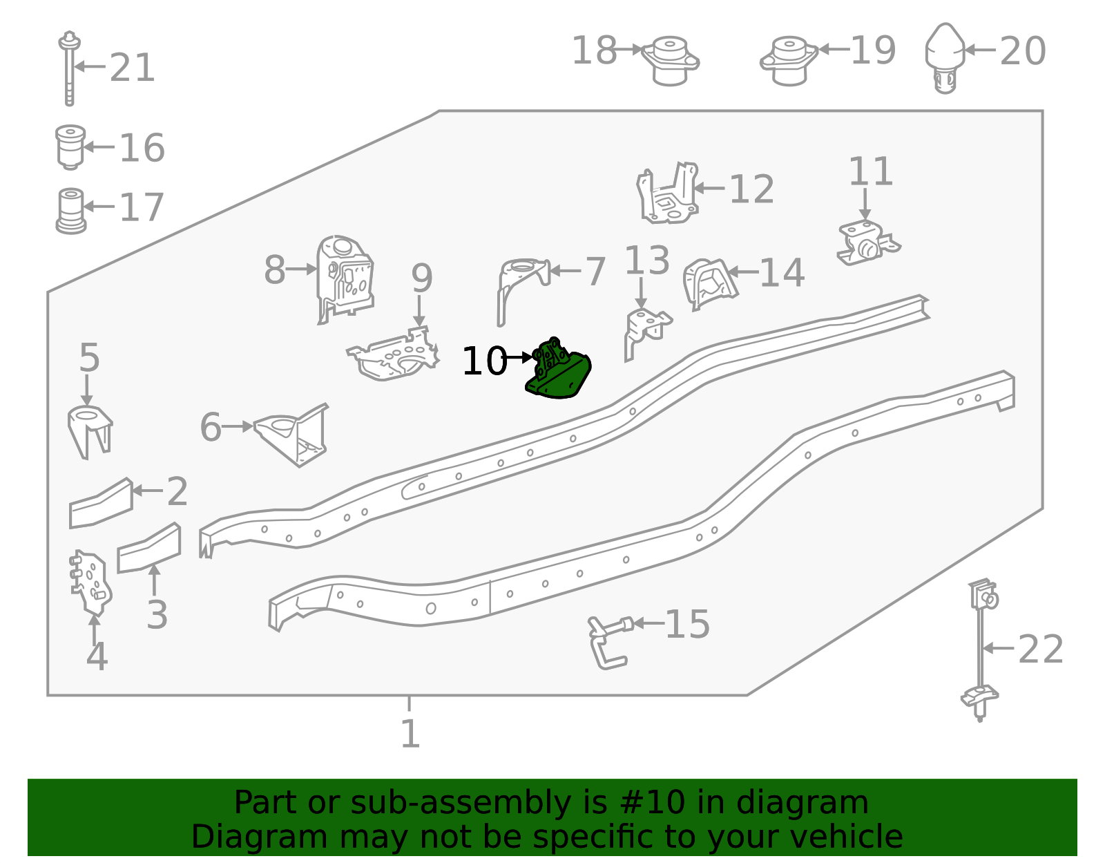 Genuine Official Toyota Bracket part# 48407-0C010 for 2007-2021 Toyota ...