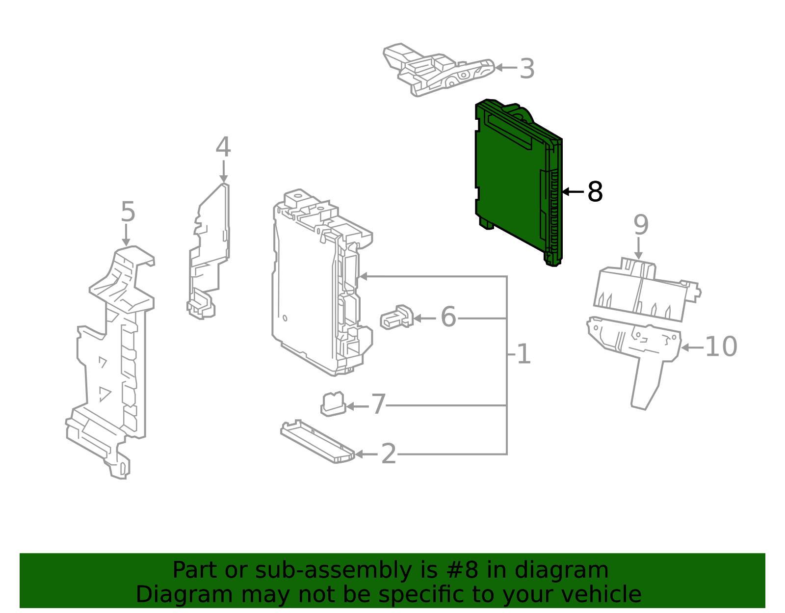 Body Control Module 89220-06J00 | Toyota Parts Center