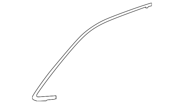 2014-2019 Toyota Highlander Frame Molding 75754-0E020 | OEM Parts Online