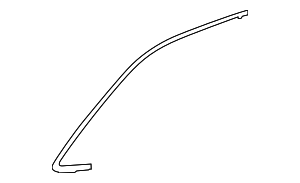 2014-2019 Toyota Highlander Frame Molding 75754-0E020 | OEM Parts Online