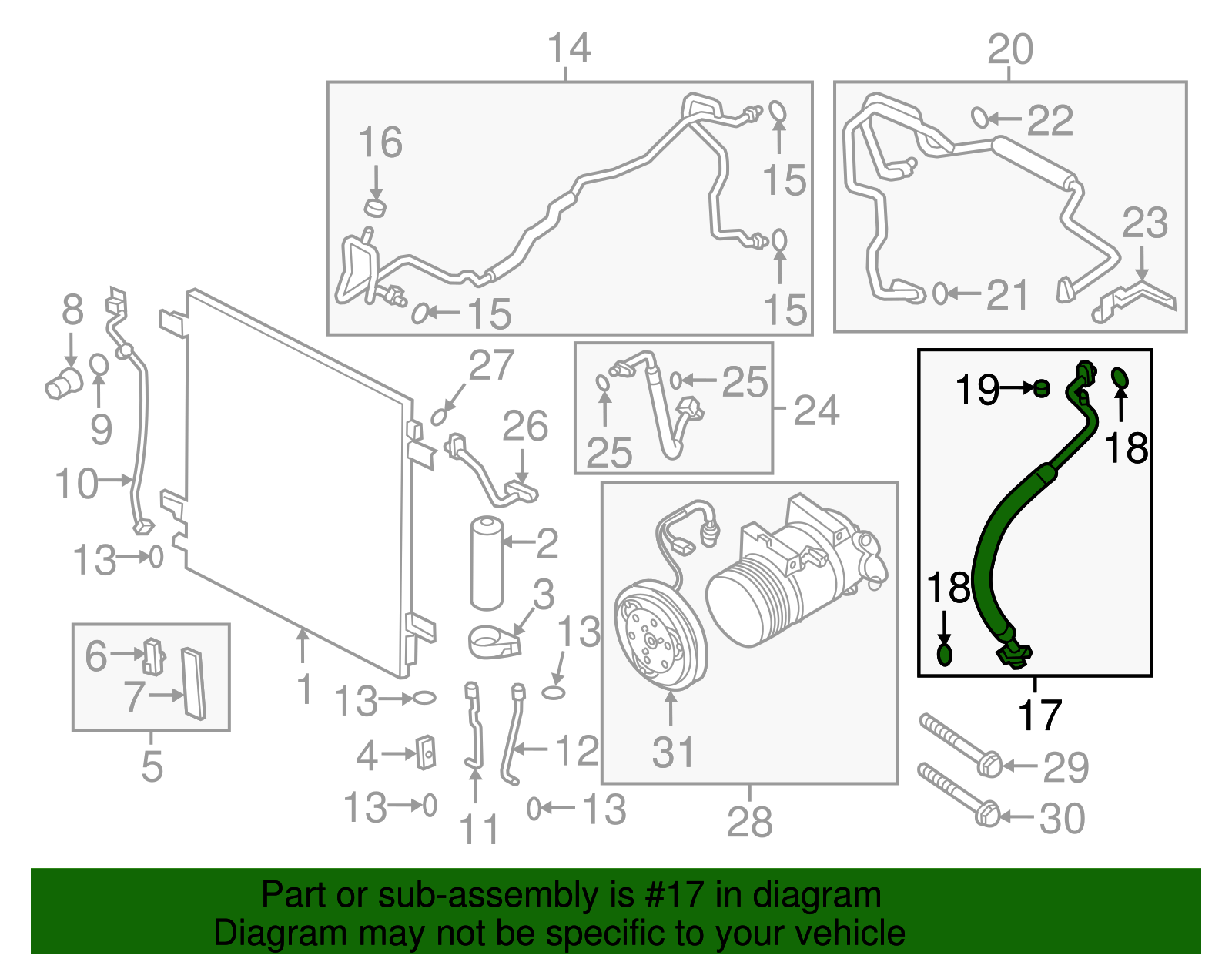 92480-1LK0A - Suction Hose 2017-2021 Nissan Armada | Nissan Parts ...