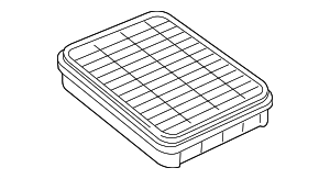Genuine Official Toyota Air Filter part# 17801-0S010 for 2007-2021 ...