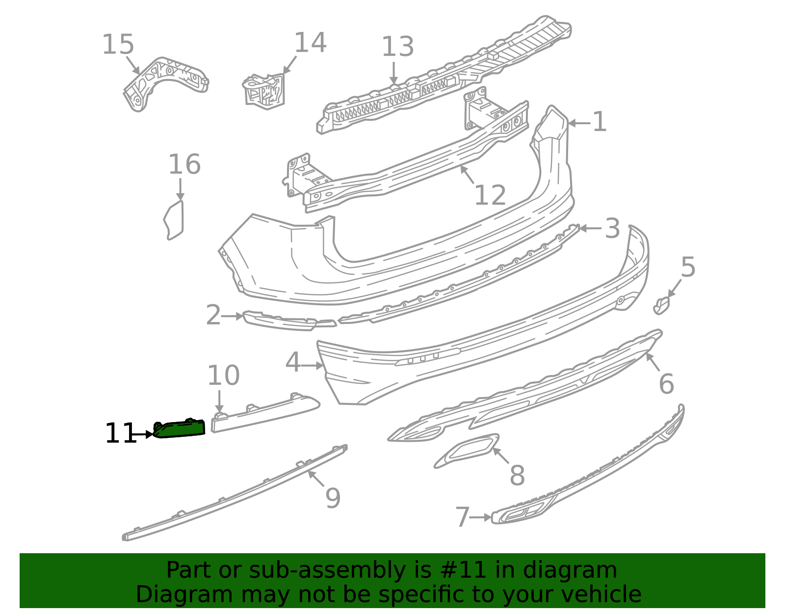 5NA-945-106-B - High-Quality Reflector Panel for 2022-2024 Volkswagen ...