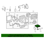 8713907020 - Cabin Air Filter 2012-2023 Lexus | Lexus Parts Outlet