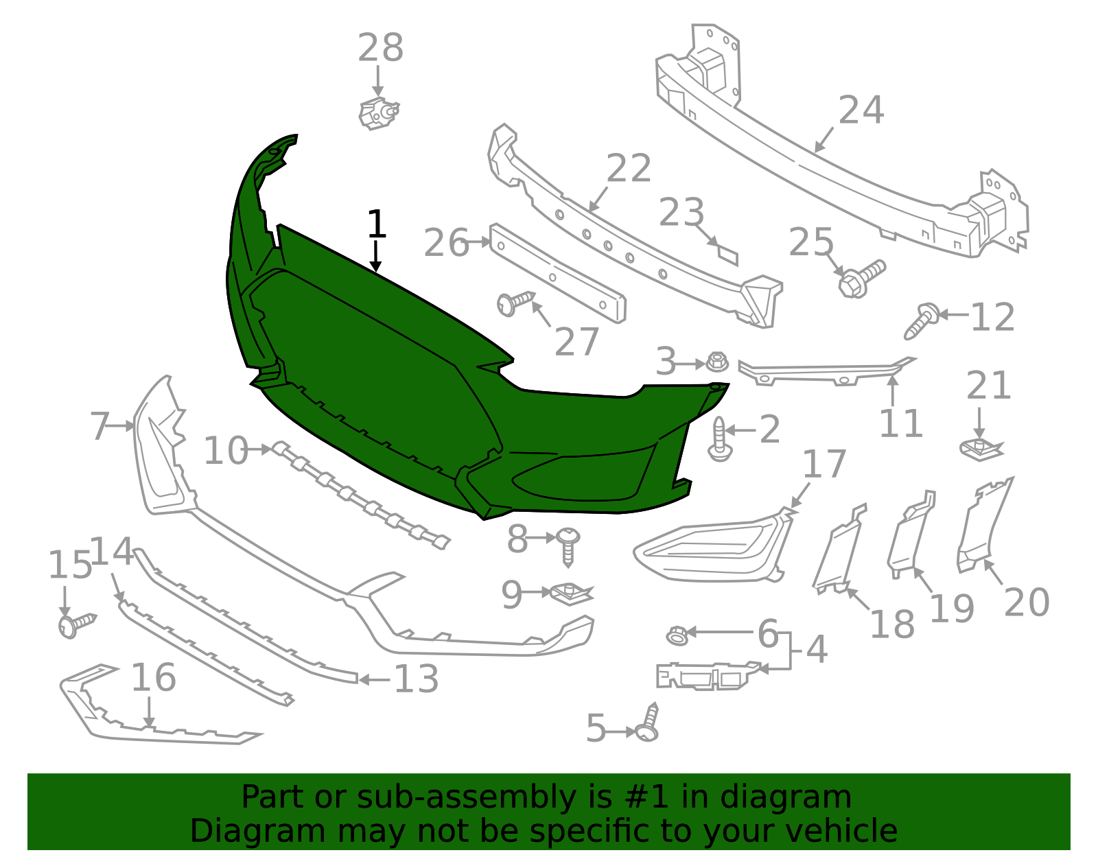 86511-K9000 - Bumper Cover 2019-2022 Hyundai Veloster N | Factory ...